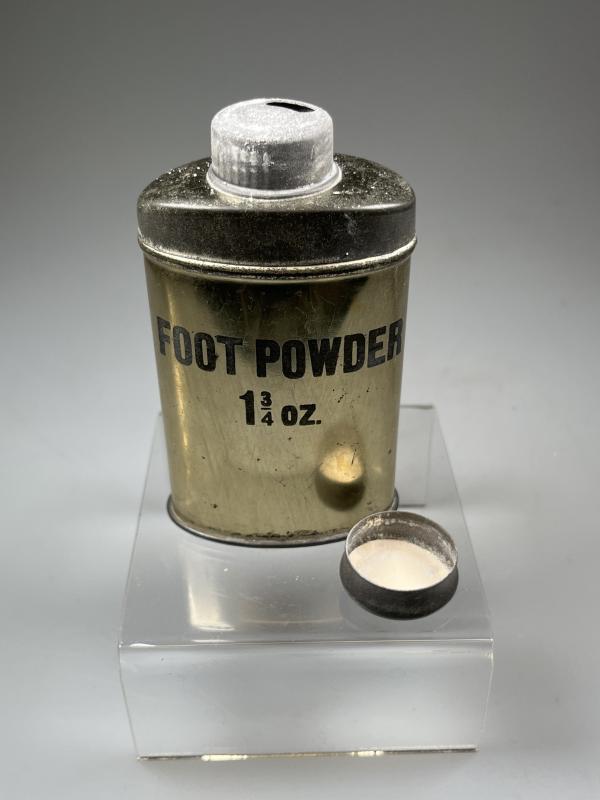Ack Ack Militaria WW2 British Early War Foot Powder Tin 